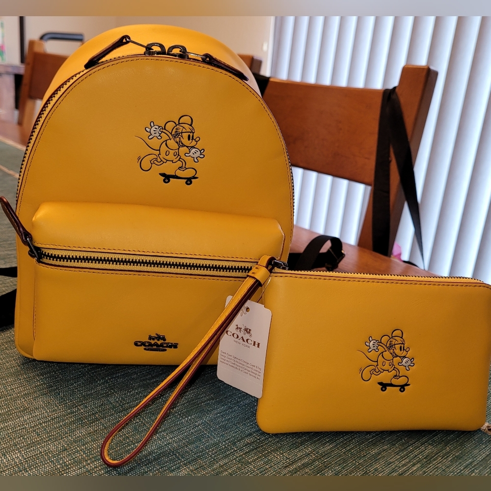 Coach X Disney Limited Edition Mini Backpack/Matching… - Gem